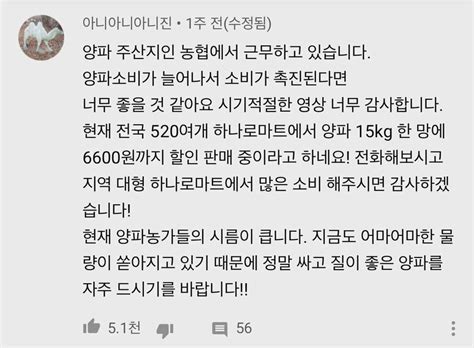 백종원 만능양파볶음 영상 파급력