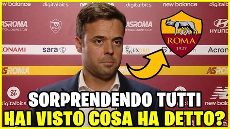 MIO DIO CHE BOMBA È APPENA SUCCESSO NESSUNO SI ASPETTAVA ULTIME NOTIZIE DEL AS ROMA OGGI