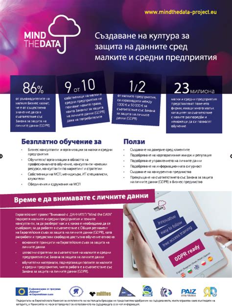 Изследване по проект „Създаване на култура за защита на данните сред МСП“