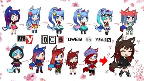 My Ocs Over The Years Youtube