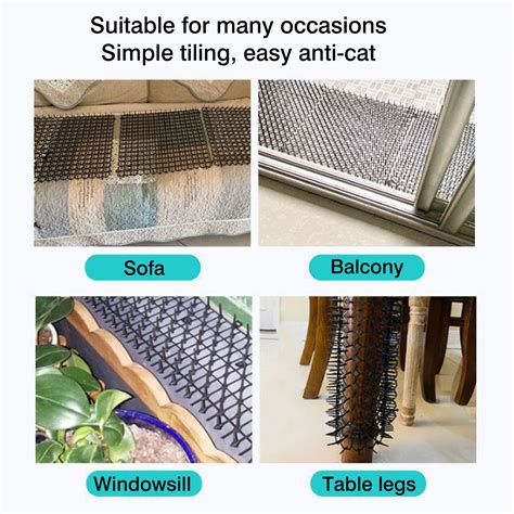 Garden Anti Cat Net Plastic Prevent Cat Thorn Mat Grandado