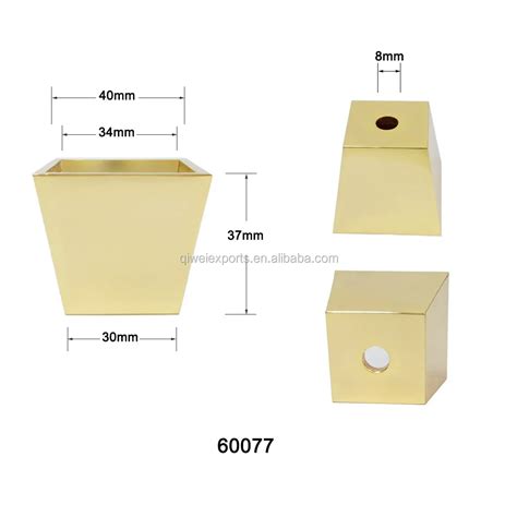 Brass Caster Cup 60077 Durable And Stylish Furniture Leg