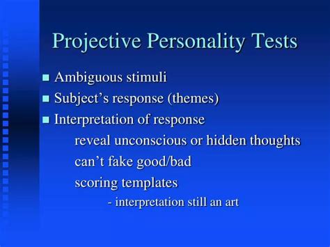Ppt Projective Personality Tests Powerpoint Presentation Free Download Id 7104803