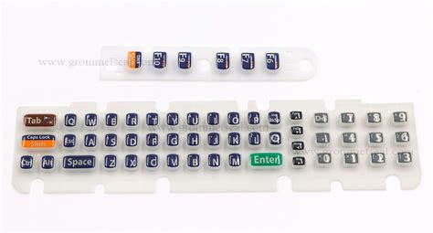 Flexible Epoxy Coated Silicone Rubber Keypad Keyboard