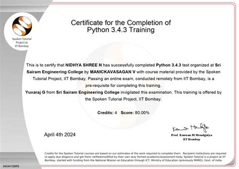 Nidhya Shree N On Linkedin Python Srisairamengineeringcollege