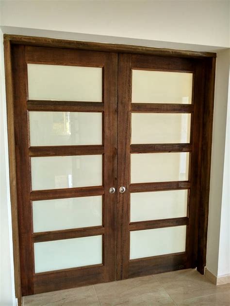 Wooden Sliding Door Cum With Frosted Matte Box Company