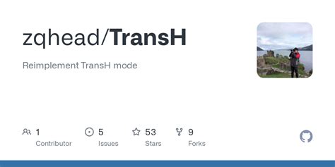 Github Zqhead Transh Reimplement Transh Mode