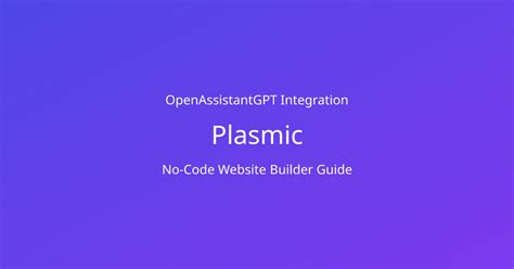 Best Free Ai Chatbot To Integrate In Plasmic With No Code