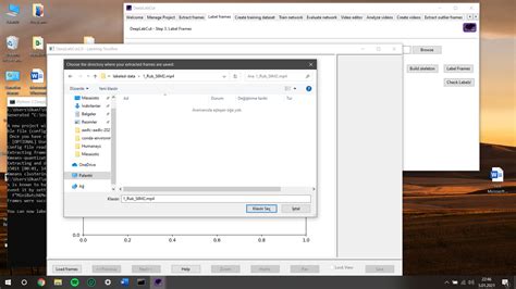 cannot see images in labeled data folder after frame extraction while