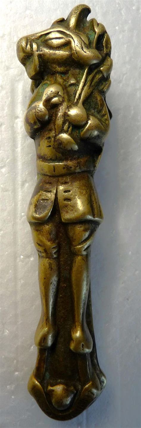 Vintage Rare Find Solid Brass Nutcracker The Trusty Servant