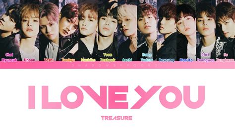 Sby Treasure I Love You 사랑해 Color Coded Lyrics Youtube