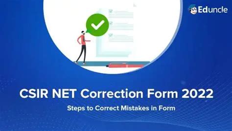 How To Make Corrections In CSIR NET 2022 Application Form