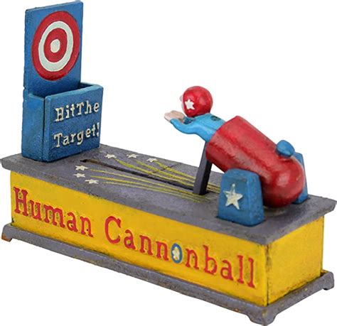 Human Cannonball Bank Stanley Art Foundry