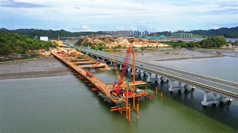 深汕西高速长沙湾跨海特大桥主墩首桩顺利开钻 新闻专题 中铁四局集团有限公司——世界双500强企业中铁股份公司标杆企业和骨干成员单位