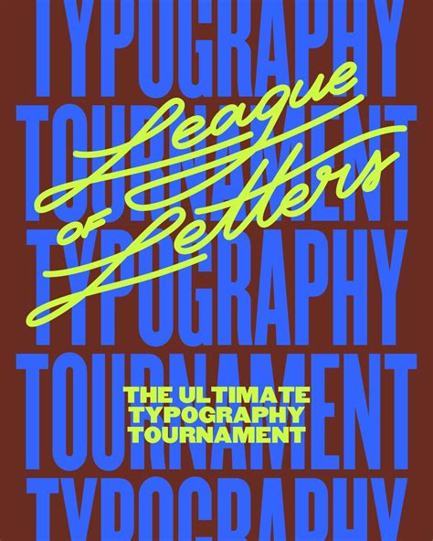 Are You Ready For The Ultimate Typography Tournament League Of Letters