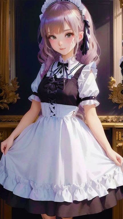 Cute Anime Girl Dressed In A Maid Outfit By Toxic Amanda On Deviantart