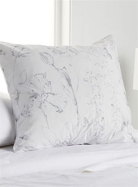 Floral Fresco Euro Pillow Sham Linen House Shop Bed Skirts And