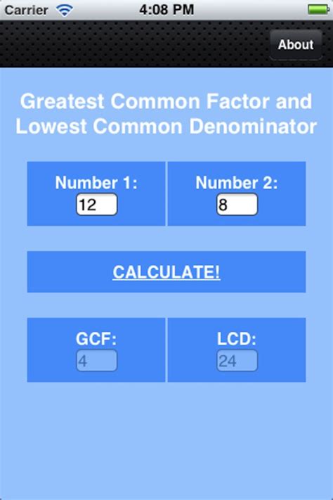 Gcf And Lcd Greatest Common Factor And Lowest Common Divisor By