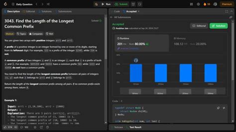 Anubhav Jain On Linkedin Leetcode Datastructures Trie Problemsolving