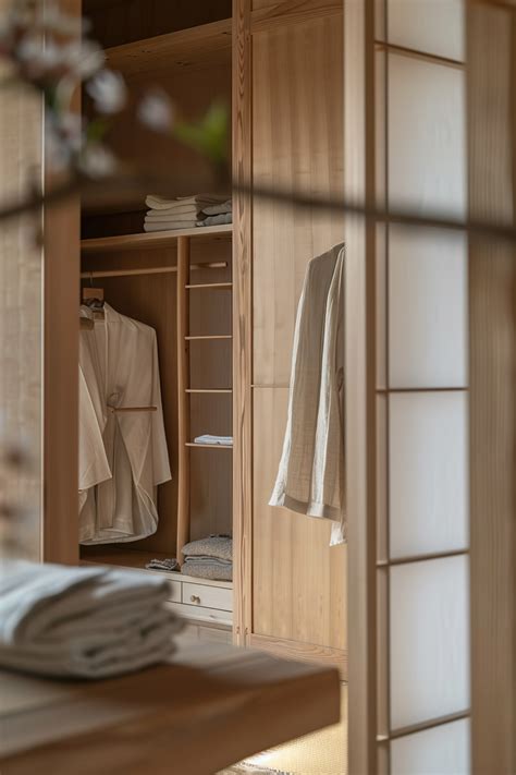Japandi Wardrobe Simplifying Clothing Storage With Style Quiet