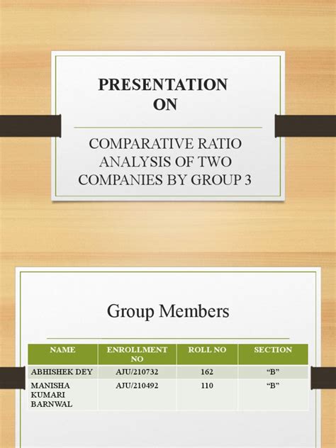 Assignment Comparative Ratio Analysis Of Pdf Return On Equity Equity Finance