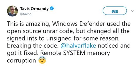 微软修改开源代码，导致 Windows Defender 出现漏洞 Linuxeden开源社区