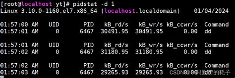 Linux性能监控命令pidstat And 统计进程信息 Csdn博客