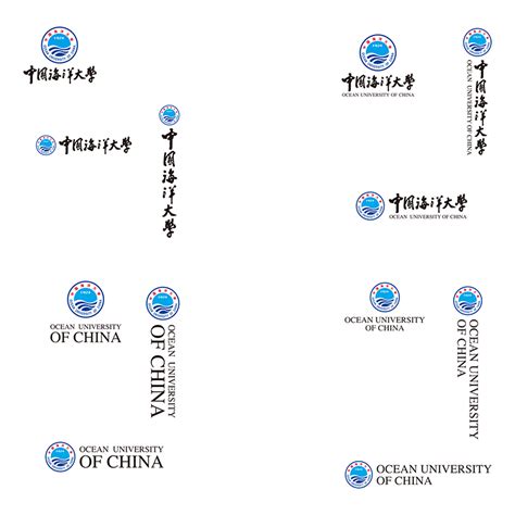 中国海洋大学校徽logo矢量标志素材 设计无忧网