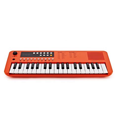 Visionkey 1 37 Key Portable Mini Keyboard With Headphones Orange At