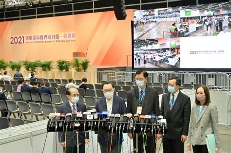 選舉委員會界別分組一般選舉點票已完成附圖短片