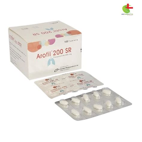 Arofil 200 Sr Theophylline Bronchodilator For Asthma And Copd Live