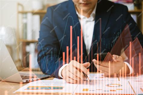Premium Photo Businessman Global Business Growth Analysis And Asset Investment Chart Business