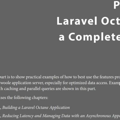 کتاب High Performance with Laravel Octane نسخه 1 چاپ 2023