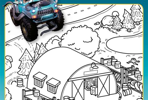Coloriage Monster Cars