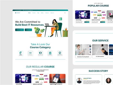 Landing Page UI Design On Behance