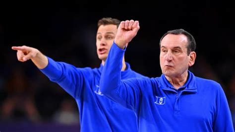Duke Basketball Coach K Gives Message To Jon Scheyers Blue Devils