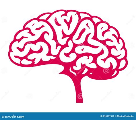 Brain Side View Vector Logo Stock Vector Illustration Of Medicine