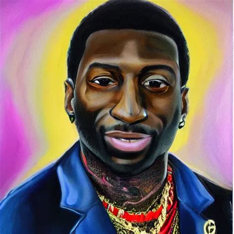 Gucci Mane Oil Painting Stable Diffusion OpenArt