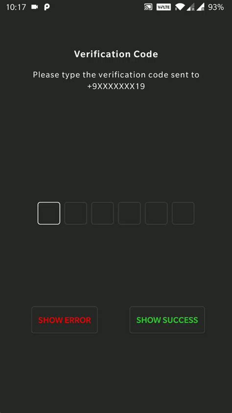 OtpView A Custom View To Enter Otp Pin Of Diff CodeKK AndroidOpen