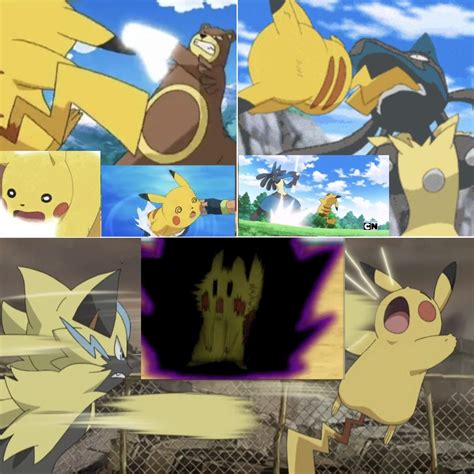 While Ashs Other Pokemon Were Chillin At Oaks Huge Ranch Pikachu Was