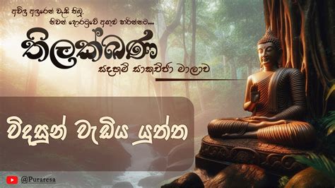 [16 ] විදසුන් වැඩිය යුත්ත තිලක්ඛණ සදහම් සාකච්ඡා මාලාව Day 06 Part