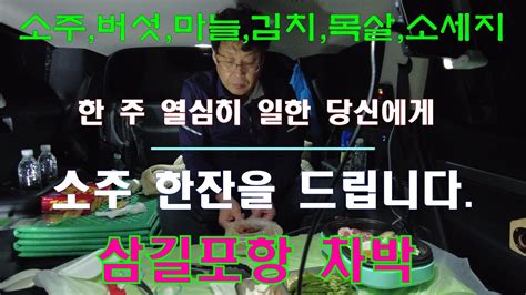 차박 가서 짜장면 만들어 먹기팰리세이드차박삼길포항노지차박스텔스차박차박낚시짜장면한주열심히 일한 당신에게 소주한잔 드립니다 Youtube