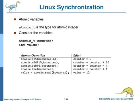 Chapter 7 Synchronization Examples Ppt Download