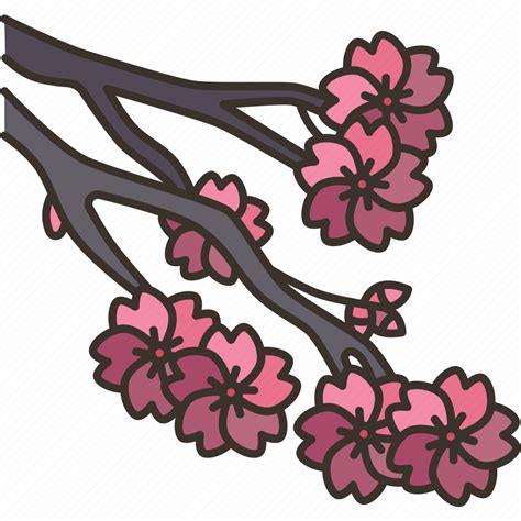 Sakura Flower Tree Nature Spring Icon Download On Iconfinder