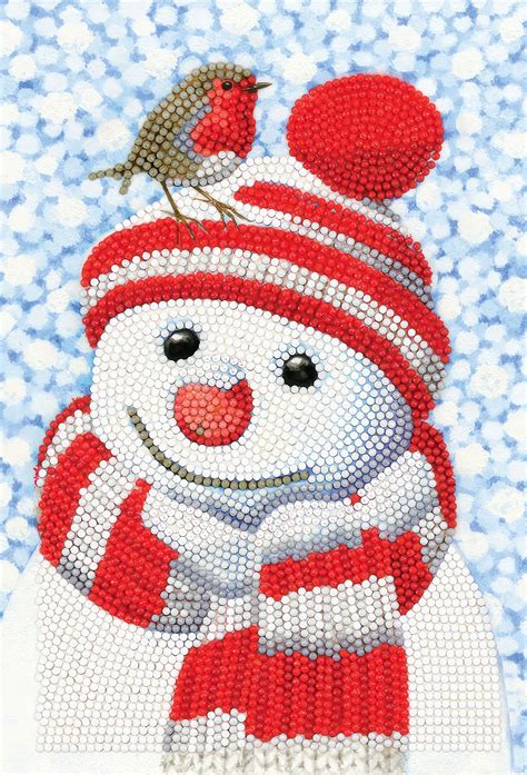 Cute snowman and bird Aranyos hóember kismadárral Megaport Media képek videók animációk