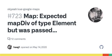 Map Expected Mapdiv Of Type Element But Was Passed Undefined Issue