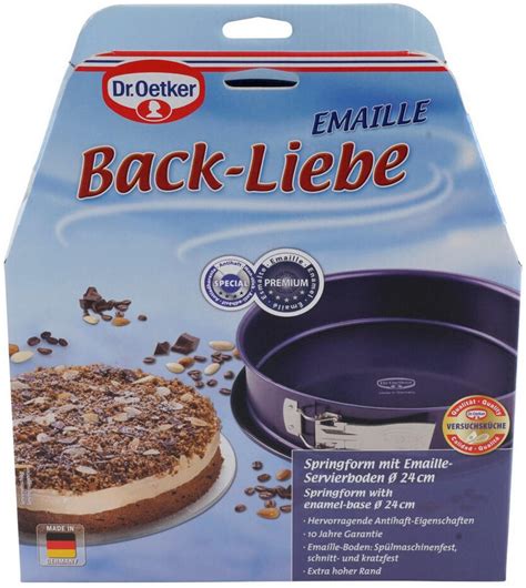 Dr Oetker Back Liebe Springform 24 Cm Ab 3199 € Preisvergleich Bei