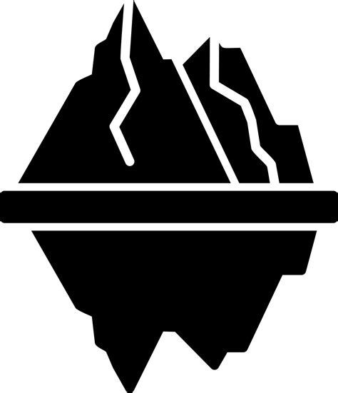 Iceberg Vector Icon 20417663 Vector Art At Vecteezy