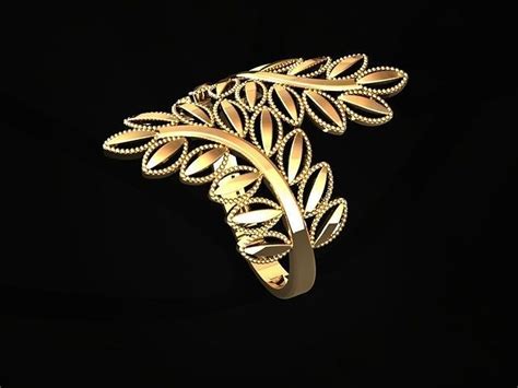 Leaf Ring Model 3d Model Cgtrader