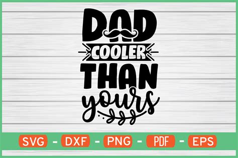 Dad Cooler Than Yours T Shirt Designs Graphic By Ijdesignerbd777